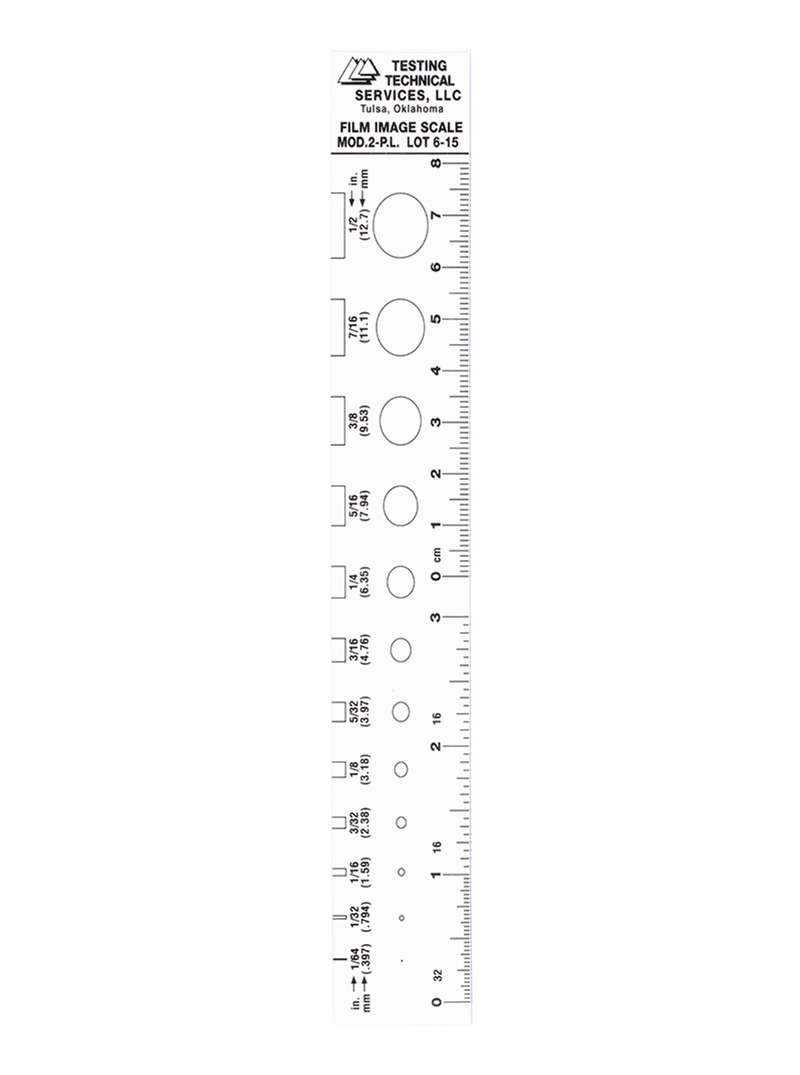 Film Image Scale | Ürün Detay | NDT Market | Tahribatsız Muayene ...